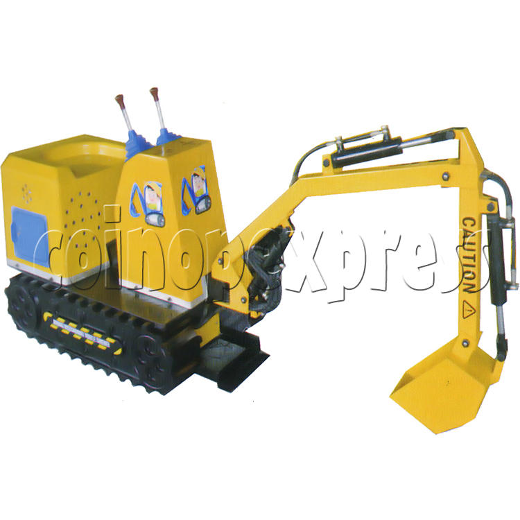 Electric Excavator Motorized Kiddie Ride for Kids