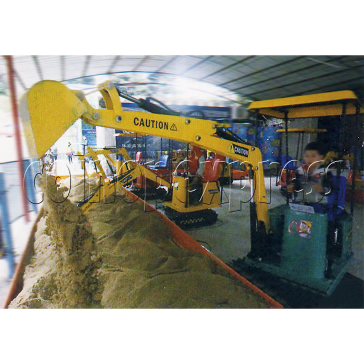 Coin Operated Kids Ride On Mini Excavator