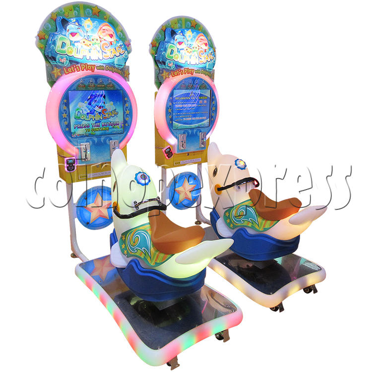 Dolphin Star Video Kiddie Ride
