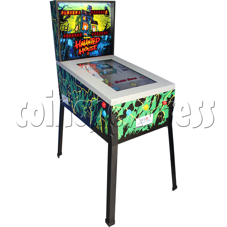 Haunted House Digital Pinball Machine with 12 Gottlieb Games (Toyshock)