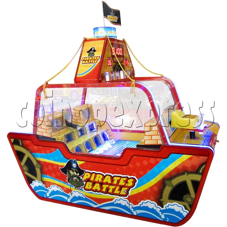 Pirate Ship Battle Balls Shooting Game