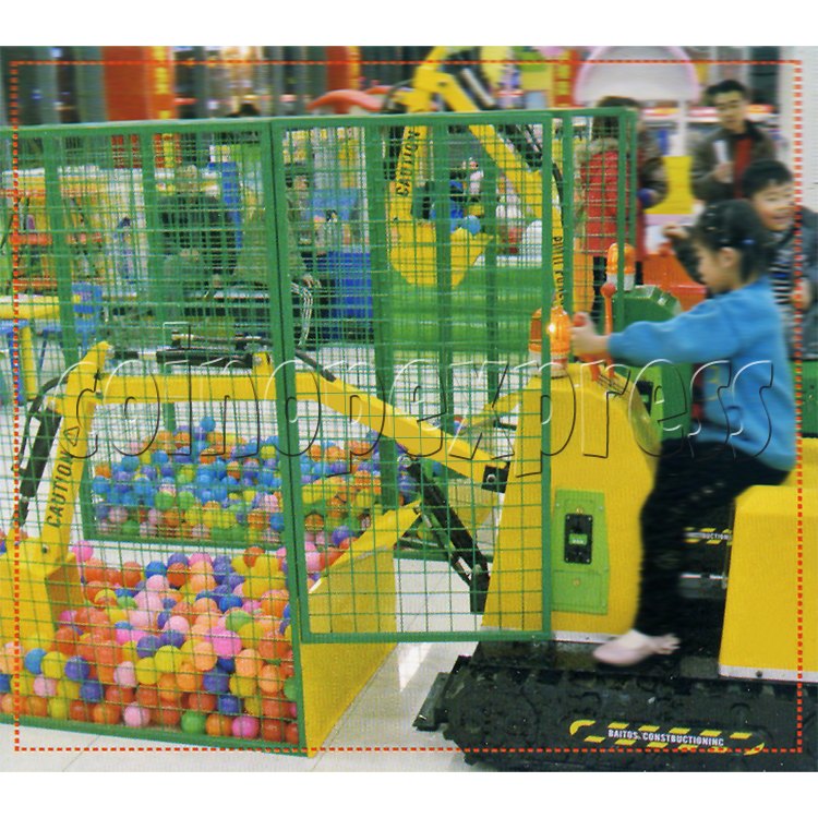 Coin Operated Kids Ride On Mini Excavator